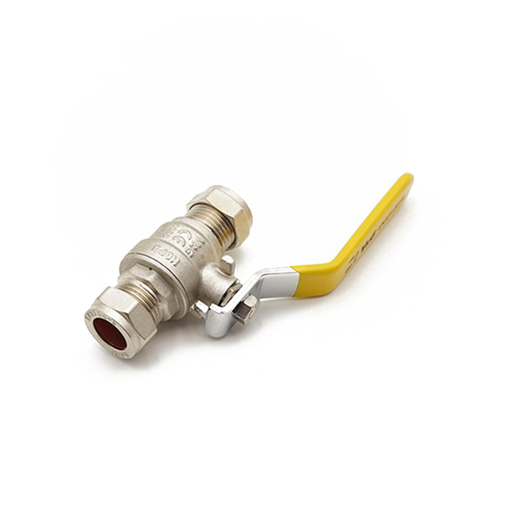 Yellow Lever Valve 15mm x 15mm – GasPart.co.uk